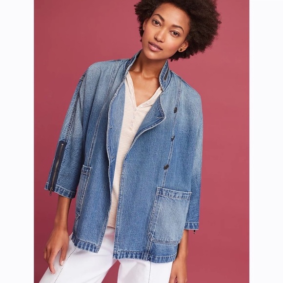 Current/Elliott | Jackets & Coats | Currentelliot Crosby Utility Denim ...